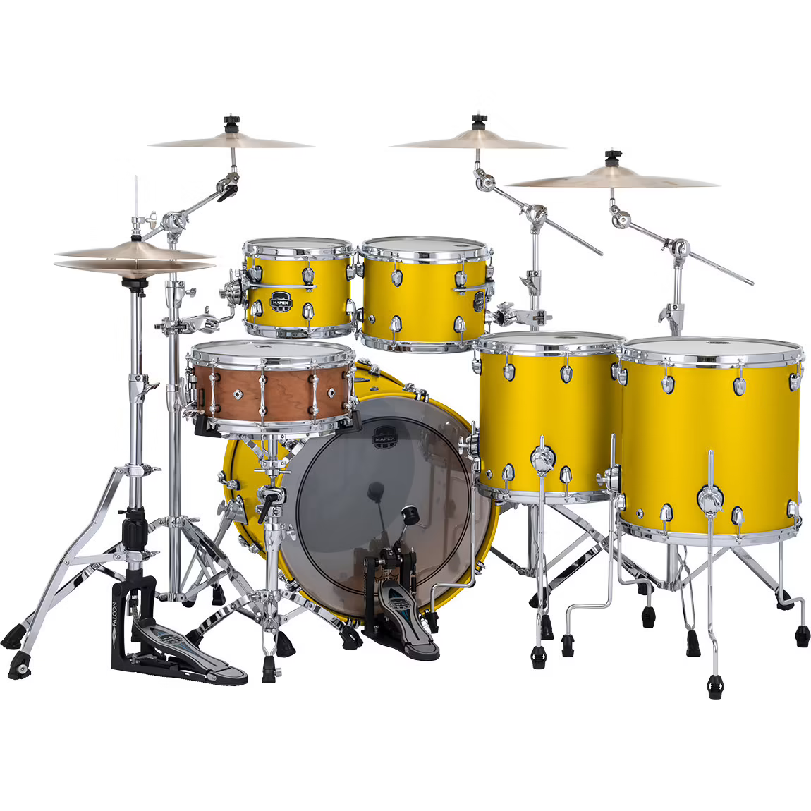 Mapex SE628XM Saturn Evolution Maple Stage+ Tuscan Yellow 5-Piece Shell Set - ProAudioMarket